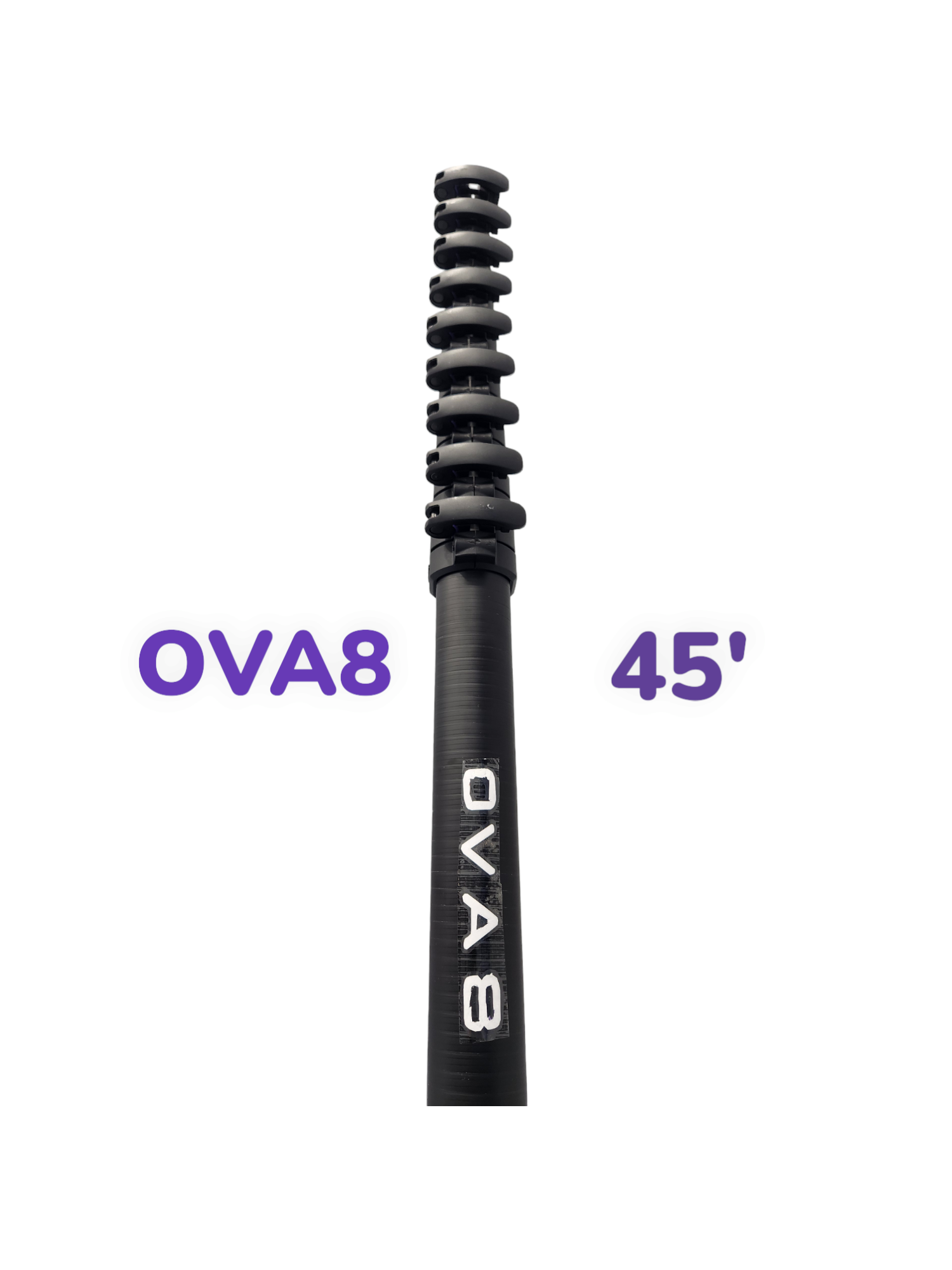 Ova8 Ultra High Mod 45' Water Fed Pole 9 Sections | Window World Supply LLC